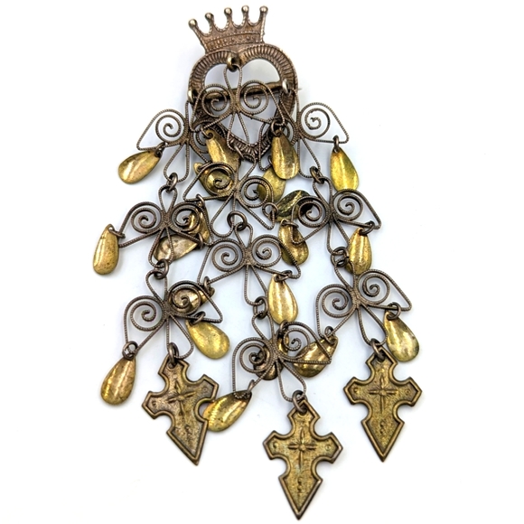 Solje | Jewelry | Vintage Norway Solje Heart Crown Dove Cross Silver ...